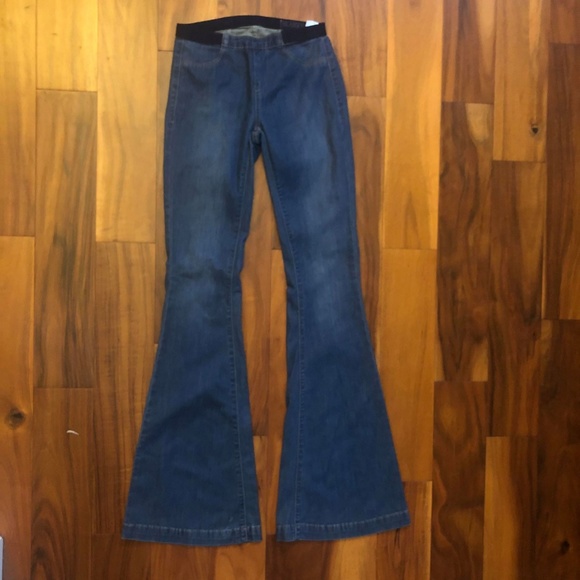 Blank NYC | Jeans | Blank Nyc Blue Flare Wide Leg Jeans | Poshmark